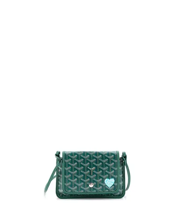 Goyard Plumet Printed Coated Canvas Clutch Wallet - Green