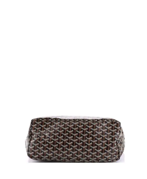 Goyard Saint Louis Pm Tote Coated Canvas - Black