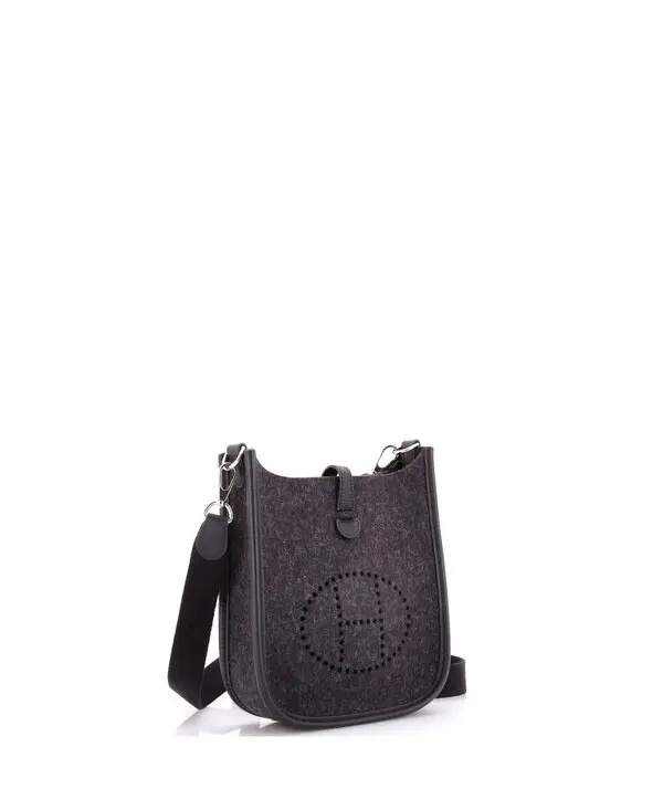 Hermès Tpm Evelyne Gen Iii Felt Bag - Gray