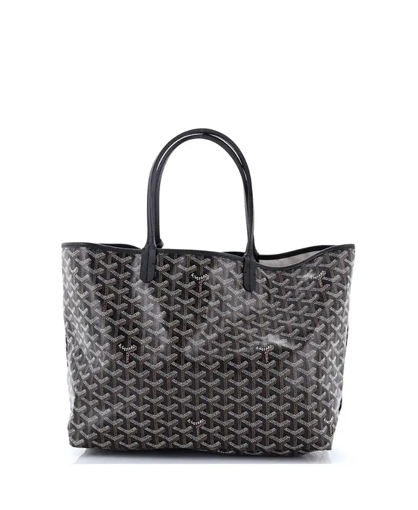 Goyard Saint Louis Pm Tote Coated Canvas - Black