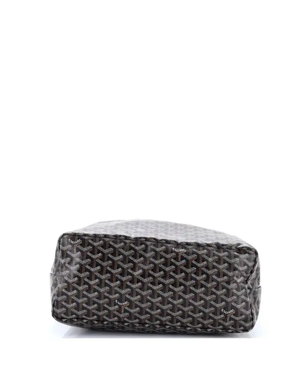 Goyard Saint Louis Pm Tote Coated Canvas - Black
