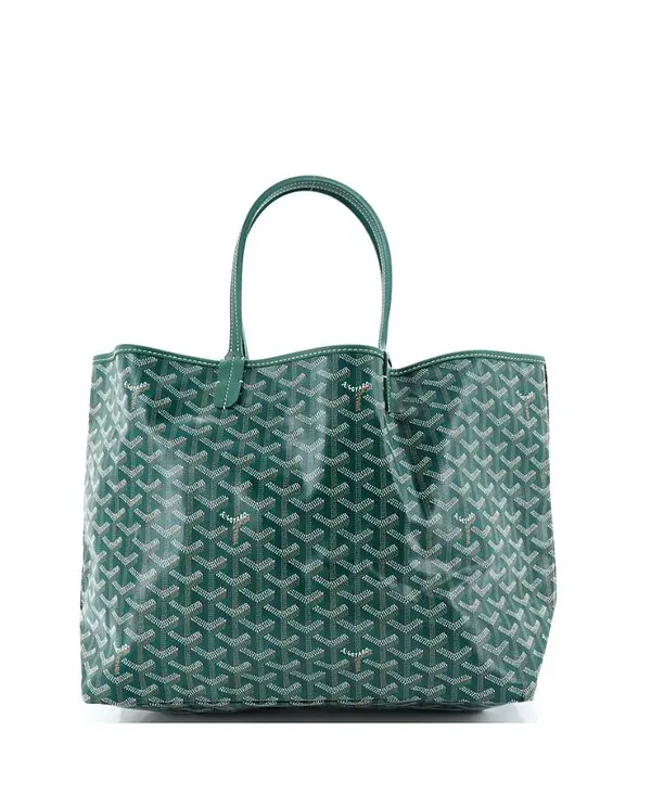 Goyard Pm Saint Louis Tote Coated Canvas - Green
