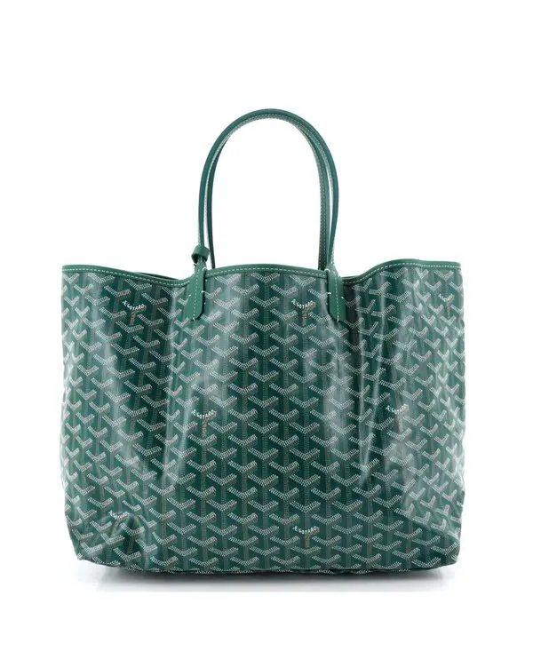 Goyard Pm Saint Louis Tote Coated Canvas - Green