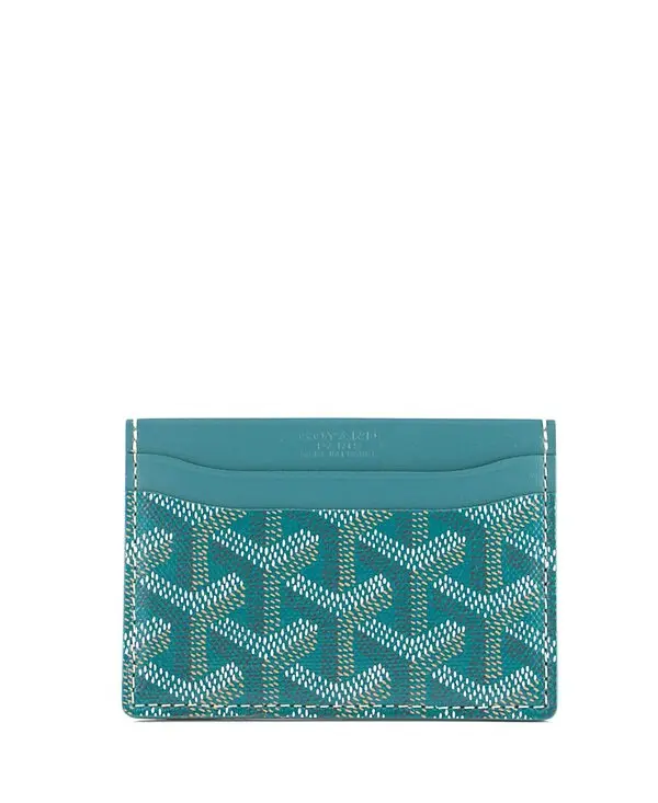 Goyard Saint Sulpice Card Holder Coated Canvas - Green