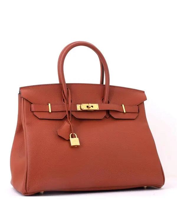 Hermès Birkin 35 Handbag - Brique
