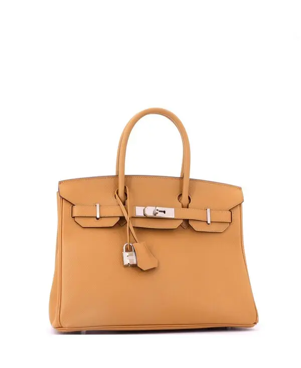 Hermès Birkin 30 Handbag - Caramel