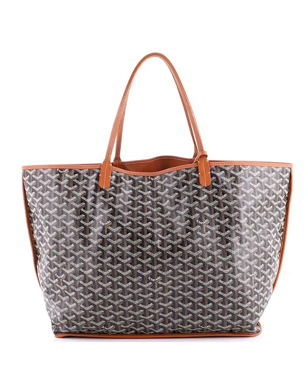 Goyard Gm Anjou Reversible Tote Coated Canvas - Black