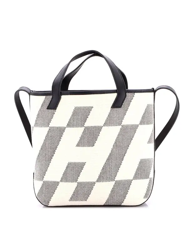 Hermès 27 Cabas H En Biais Tote - Black