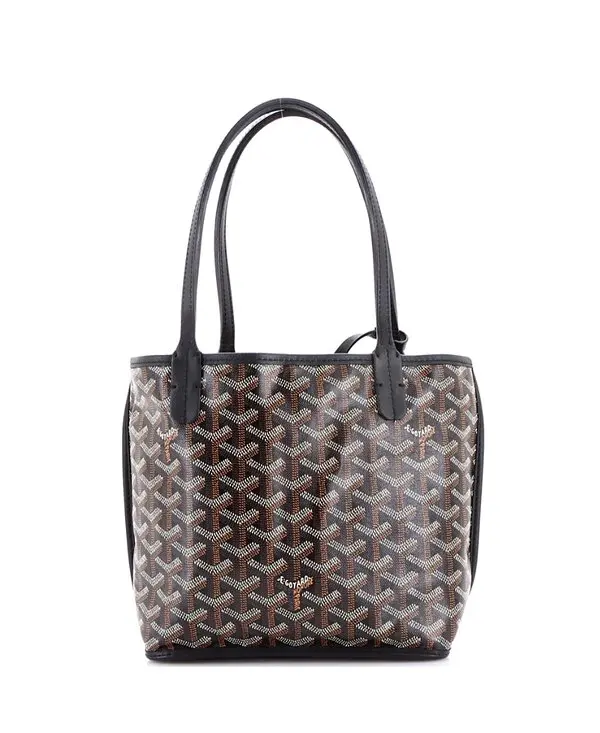 Goyard Anjou Reversible Tote Coated Canvas - Black