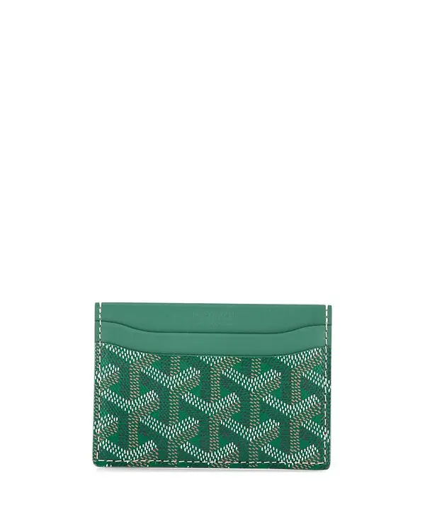 Goyard Saint Sulpice Card Holder Coated Canvas - Green