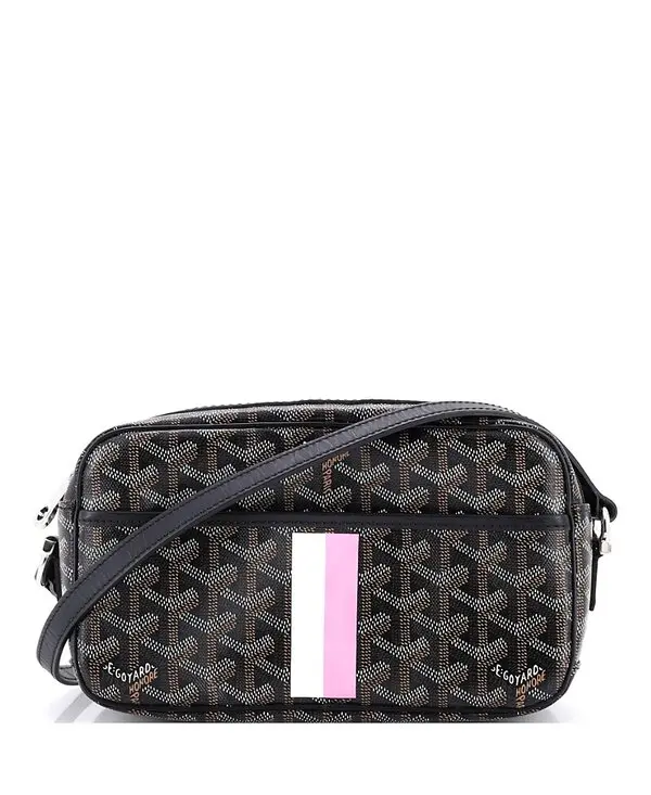 Goyard Cap Vert Bag Printed Coated Canvas - Black