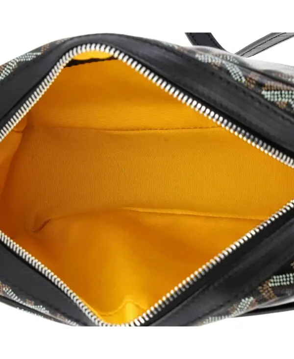 Goyard Cap Vert Bag Printed Coated Canvas - Black