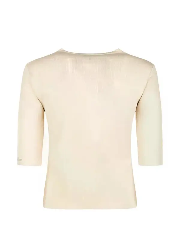 Max Mara Stretch T-shirt - Neutrals
