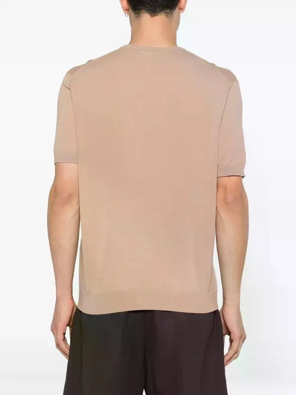 Malo Crew-neck Knit T-shirt