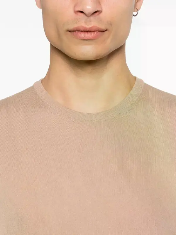 Malo Crew-neck Knit T-shirt