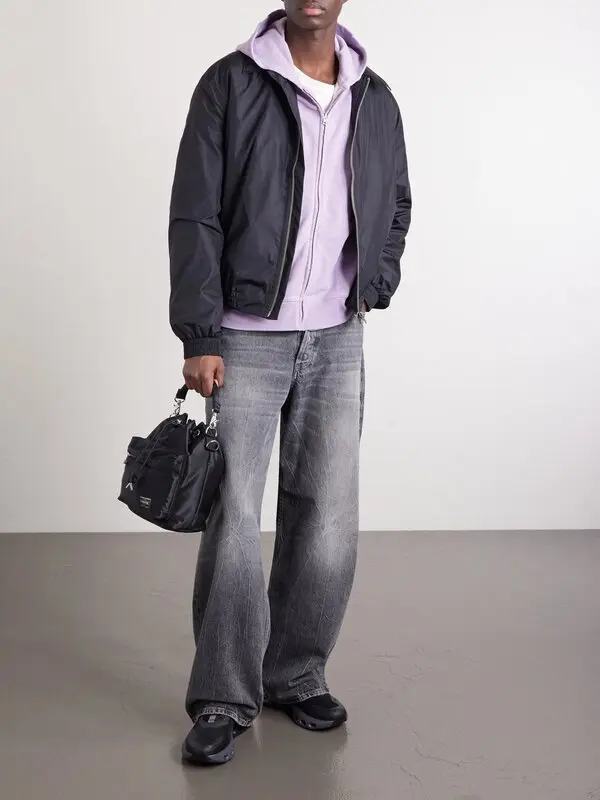 PORTER-YOSHIDA & CO Balloon Nylon-twill Messenger Bag - Black