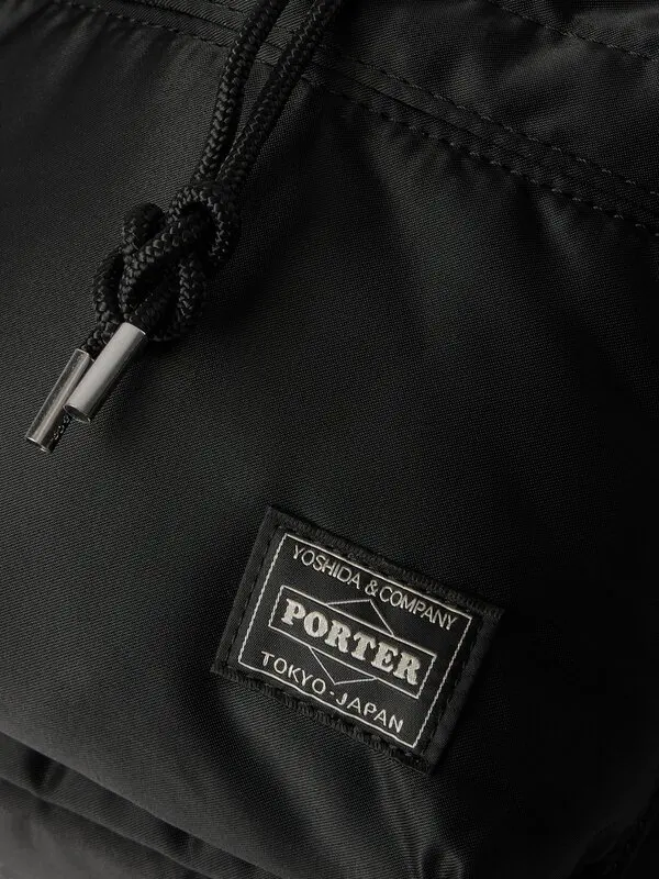 PORTER-YOSHIDA & CO Balloon Nylon-twill Messenger Bag - Black