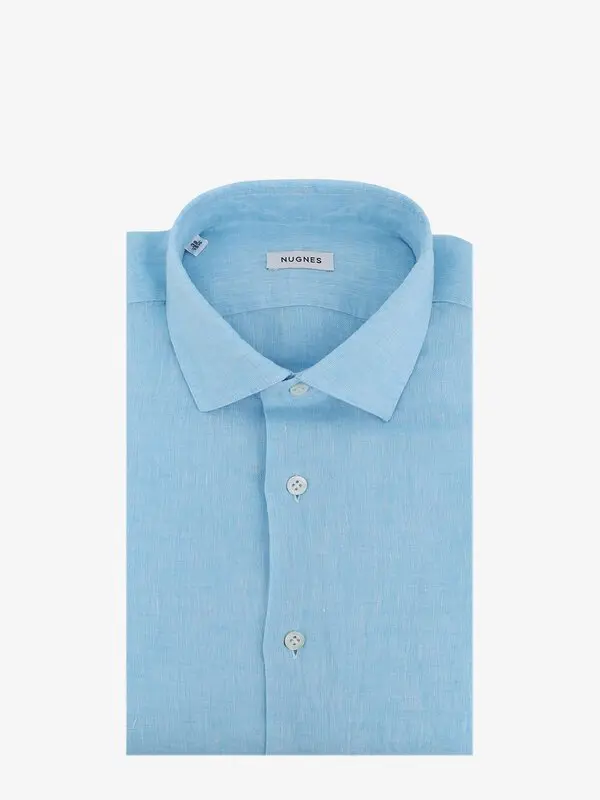 NUGNES 1920 Linen And Cotton Shirt
