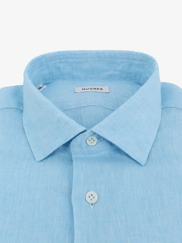 NUGNES 1920 Linen And Cotton Shirt
