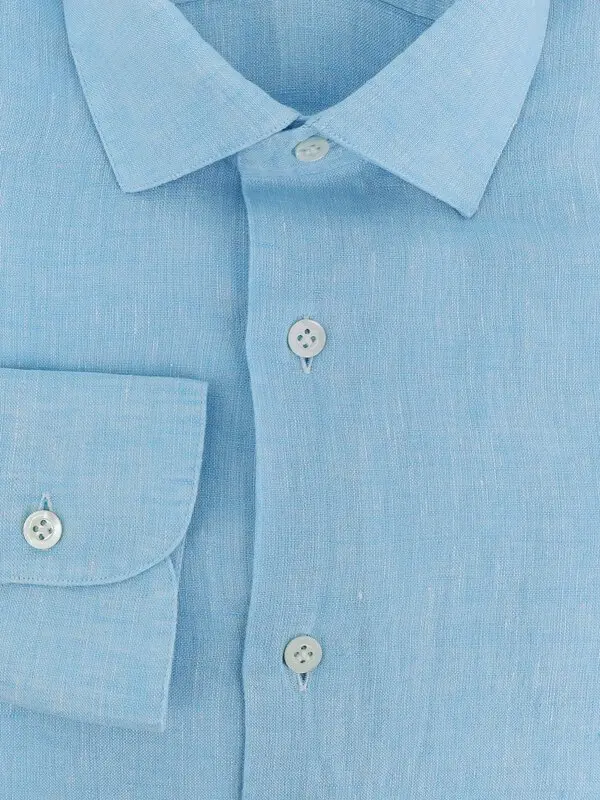NUGNES 1920 Linen And Cotton Shirt