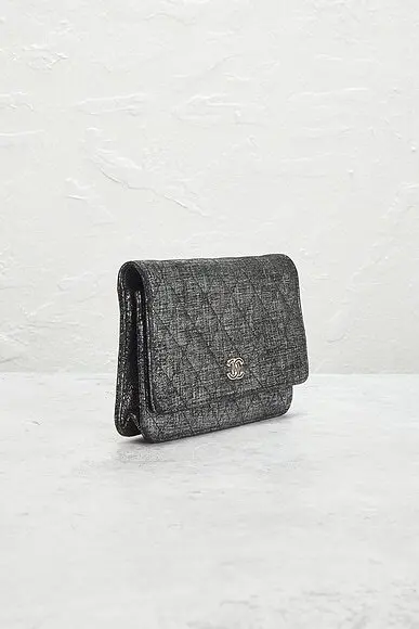 Chanel Calfskin Metallic Wallet On Chain