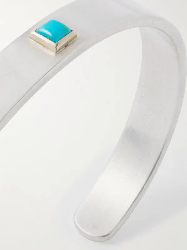 PEYOTE BIRD Azul Sterling 14-karat Gold And Turquoise Cuff