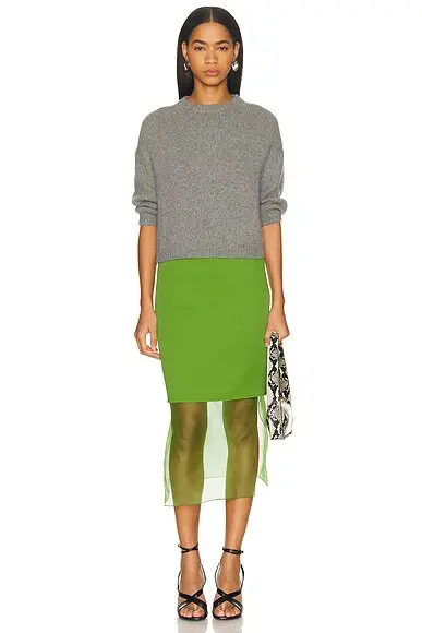 Khaite Sabina Cashmere Sweater - Fog