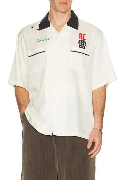 Undercover Short Sleeve Shirt - Ivory