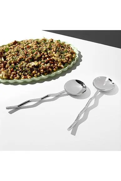 FAZEEK Wave Salad Servers Set Of 2