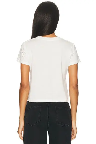 BODE Embroidered Cat Cropped T-shirt