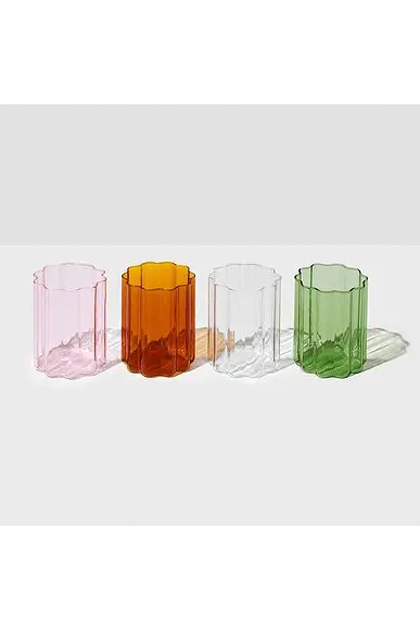 FAZEEK Wave Glass Set Of 4