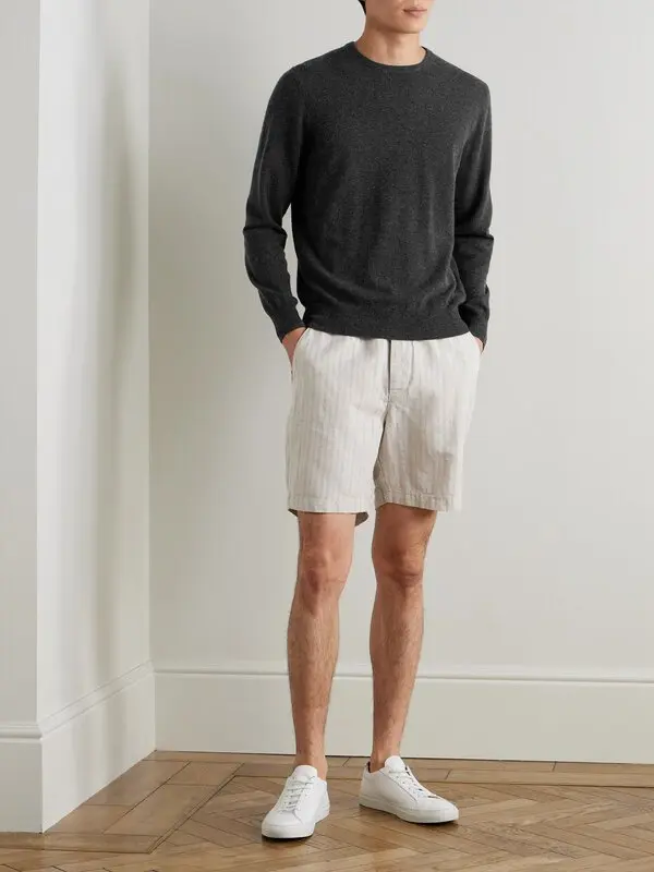 ALLUDE Cashmere Sweater - Gray