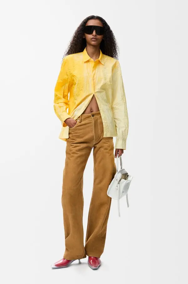 Loewe Shirt In Technical Cotton - Yellow