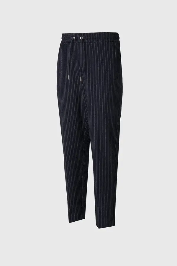 Mackage Stanley-k Brushed Knit Pants - Navy-cream