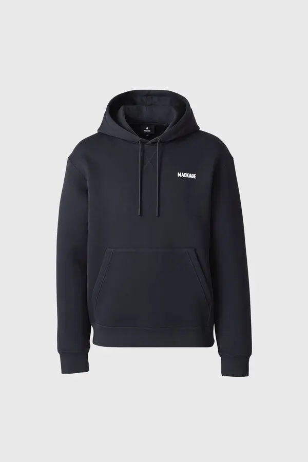 Mackage Double-face Jersey Logo Hoodie - Light Camel