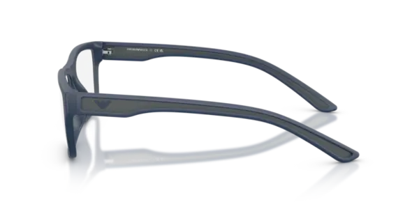 Emporio Armani Optical Glasses - Rubberized Matte Blue