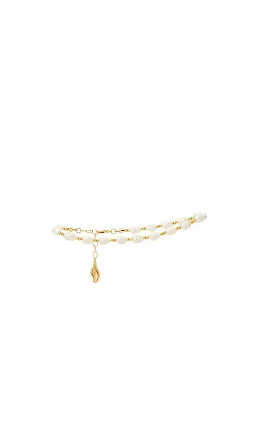 FRASIER STERLING X For Love & Lemons Newport Anklet - Gold