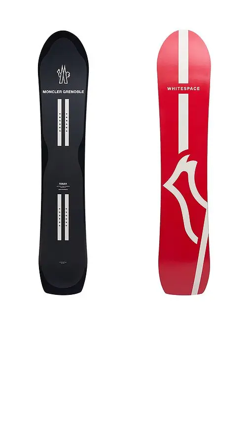 WHITESPACE X Moncler Grenoble Snowboard In Navy, Red - Blue  Red  & White