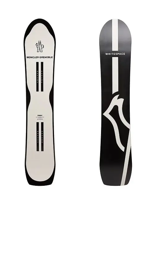 WHITESPACE X Moncler Grenoble Snowboard In White, Black