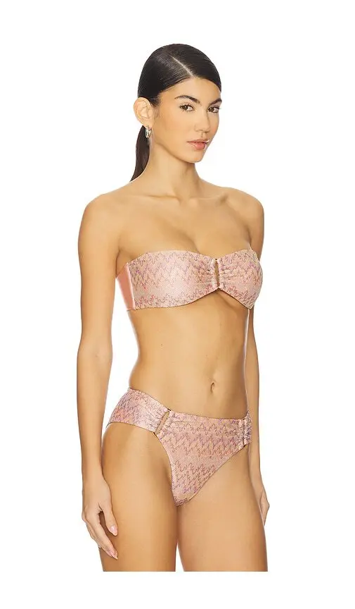 PQ SWIM Detail Bandeau Bikini Top - Dazzle