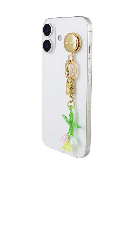 Sonix Phone Charms With Adhesive Hook In Metallic Gold