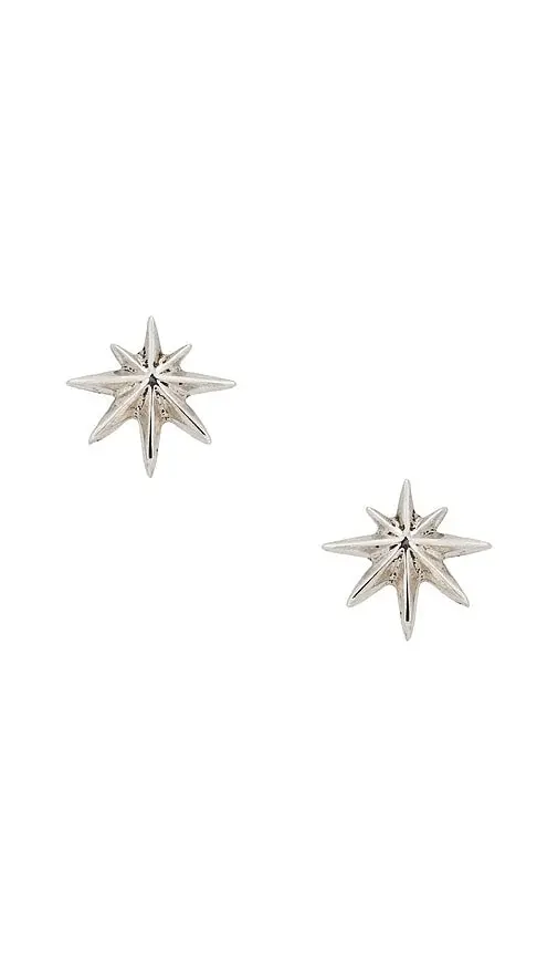 MAPLE Hempstar 8mm Earrings - Silver 925