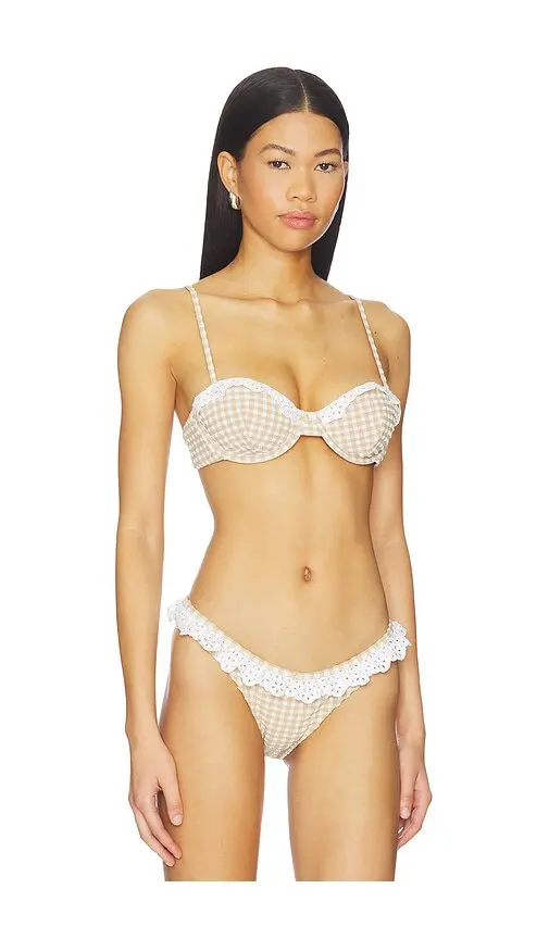 For Love & Lemons Vera Bikini Top