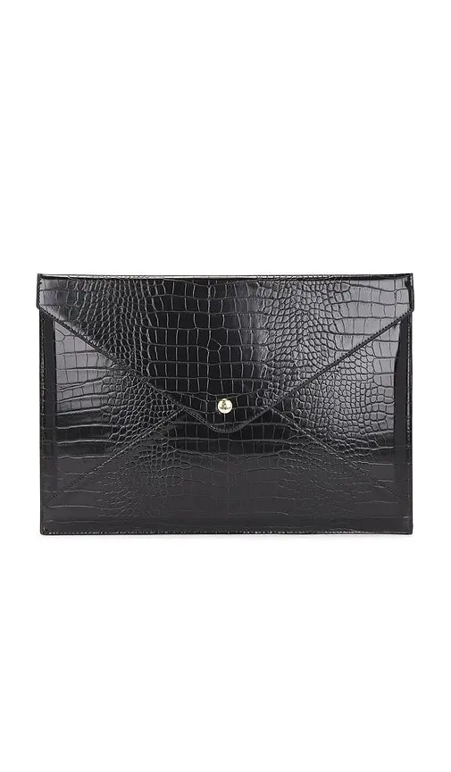 HEAVEN MAYHEM Laptop Sleeve - Black Croc