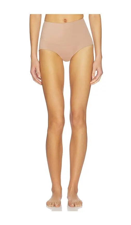 SKIMS Smoothing Intimates High-waisted Brief In Taupe - Sienna