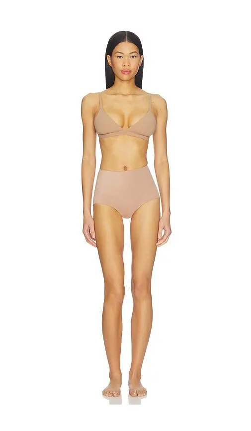SKIMS Smoothing Intimates High-waisted Brief In Taupe - Sienna