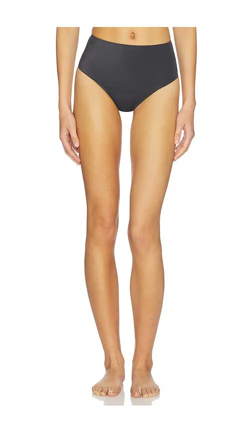 SKIMS Smoothing Intimates High-waisted Thong In Black - Onyx