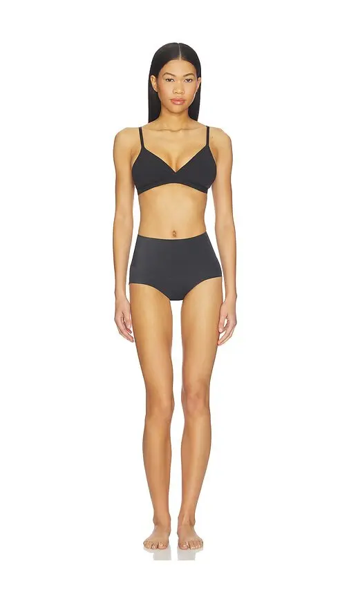 SKIMS Smoothing Intimates High-waisted Brief In Black