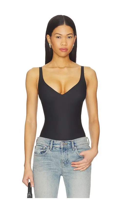 SKIMS Body Plunge Bodysuit - Onyx