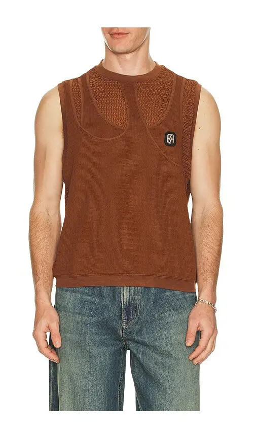 BIRTH OF ROYAL CHILD Fluid Layered Knit Tank
